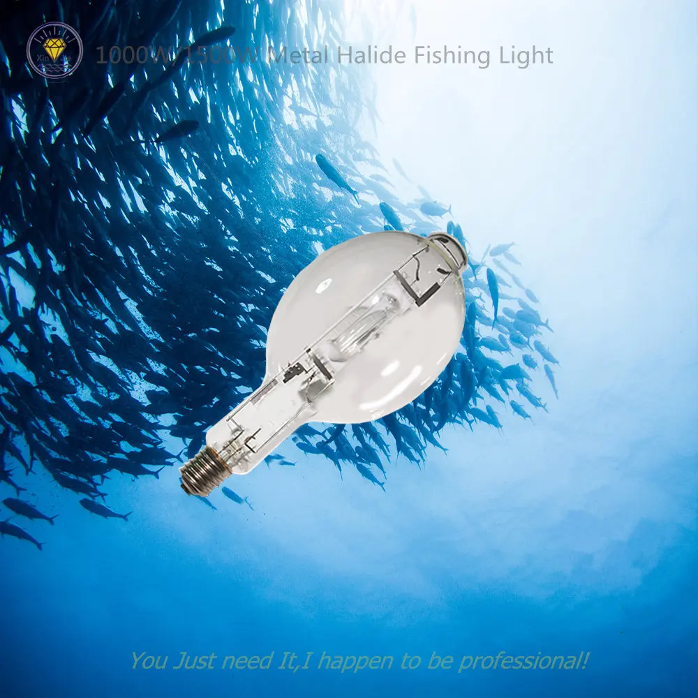 1000W & 1500W Fishing Lamp Metal Halide Bulb - 11000hrs Life