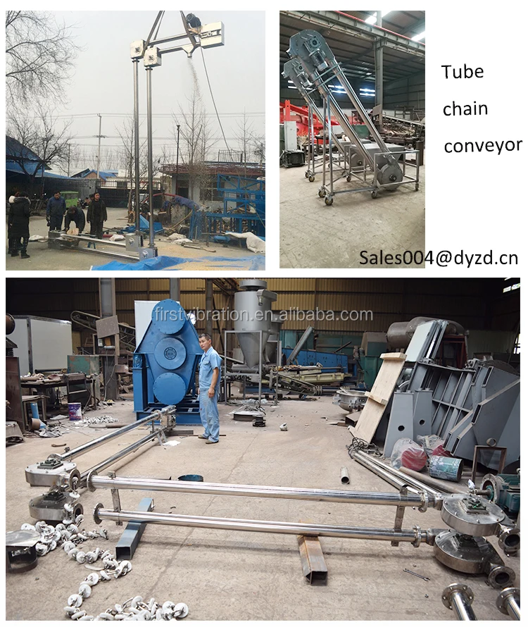 Factory Offered Cable Drag Tubular Conveyor for Crushed Palm Oil Kernel ...