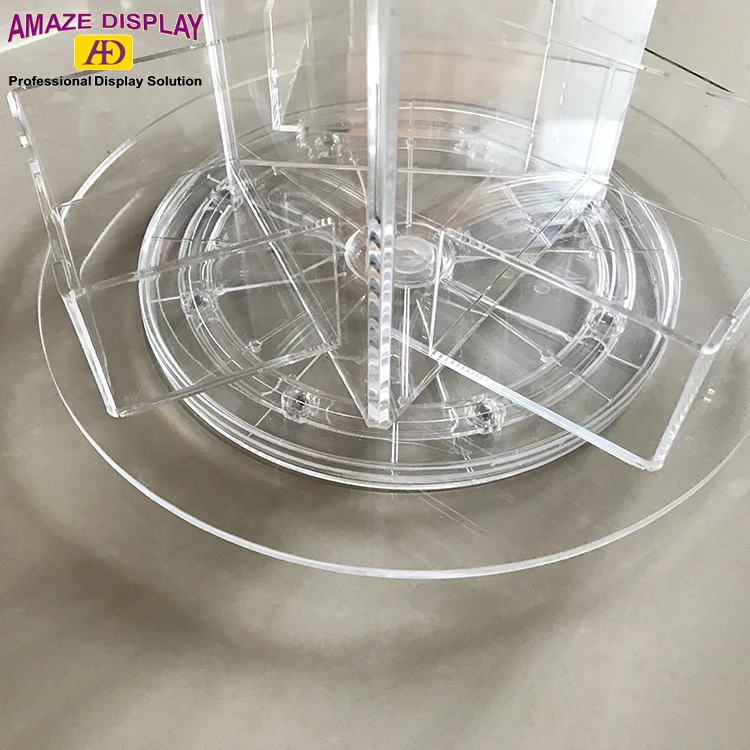 Wholesale Acrylic Triangle Countertop Display Stand