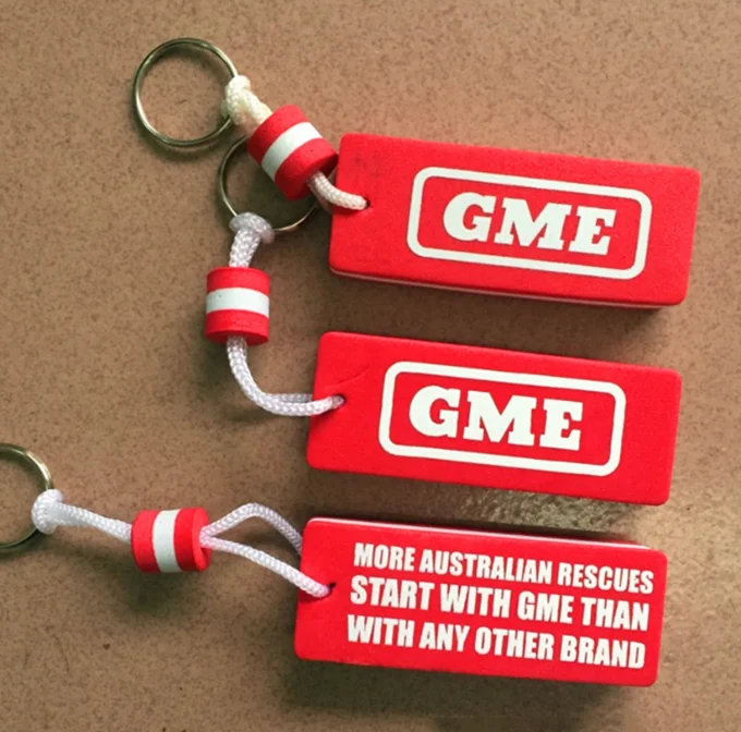 Custom Eva Foam Floating Keychain With Silk Screen Printing Keychain ...