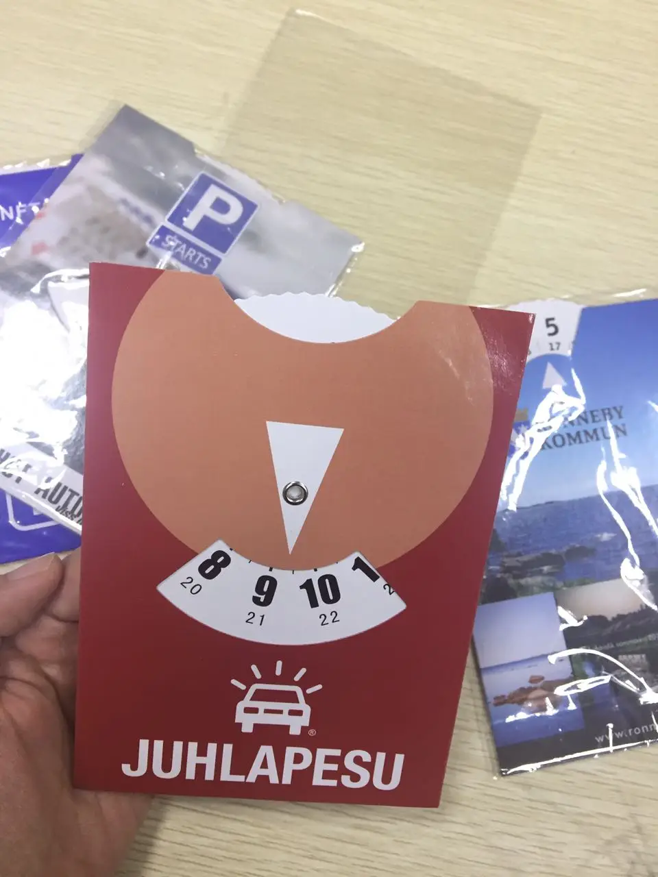 Euro Auto Car Plastic Parking Disc Ice Scraper Parking Disk Parkscheibe ...