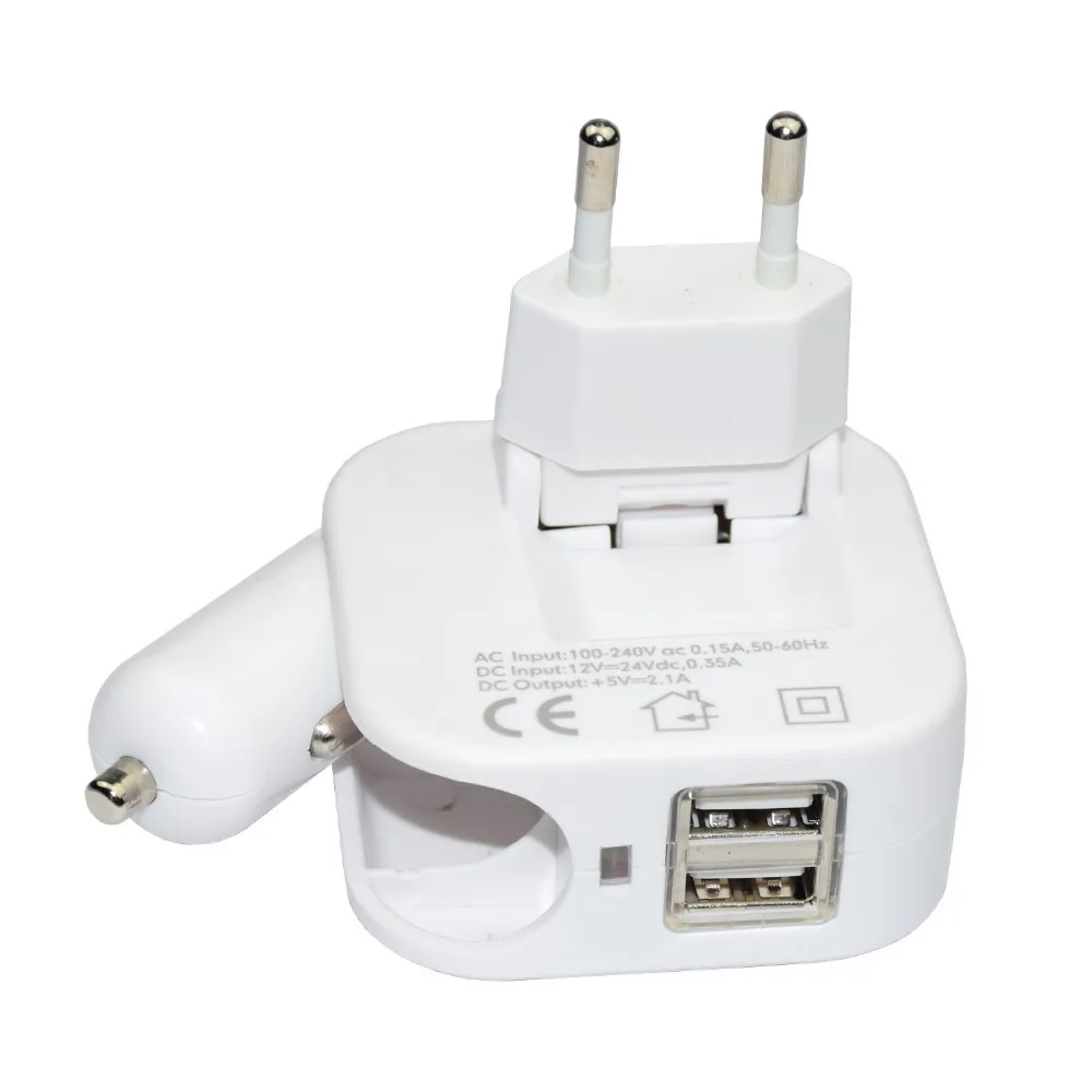 Hot Selling Dual Port Universal Home 2 In 1 Car Charger And Wall ...