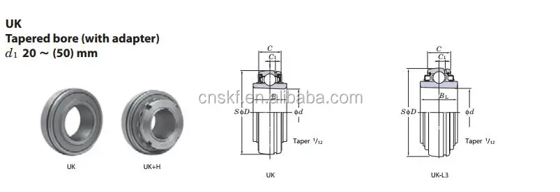 UK211ピローブロックボールベアリングUK211| Alibaba.com
