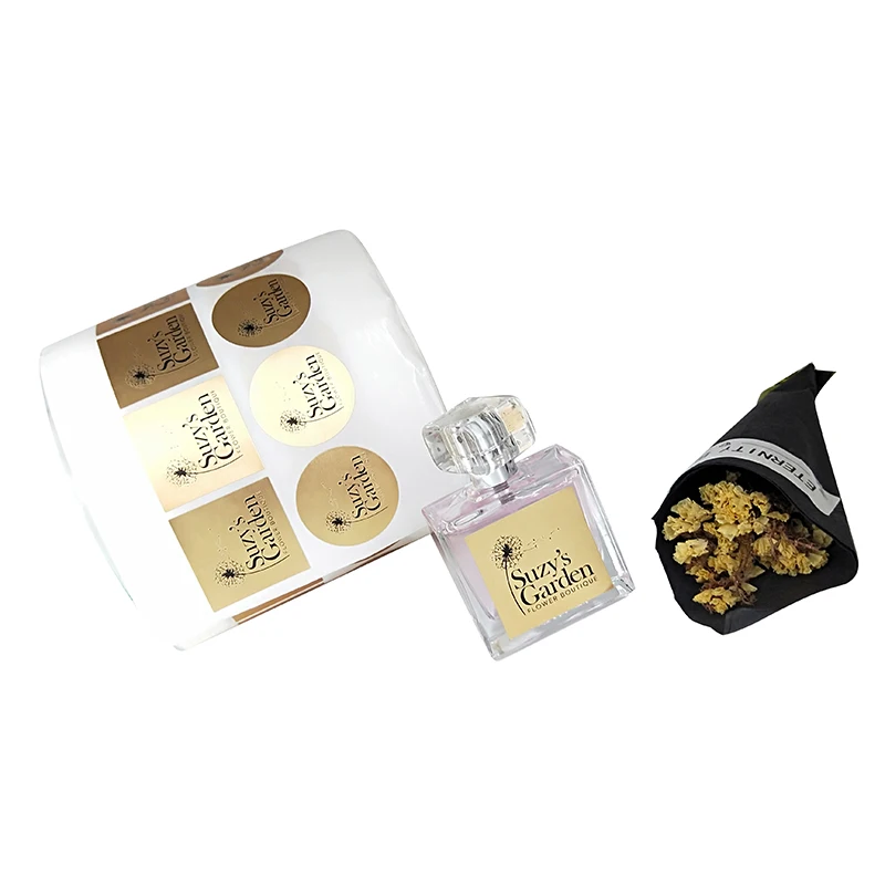Cheap Custom Waterproof Perfume Bottle Label Sticker Cosmetics Private ...