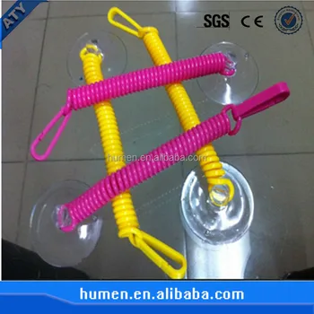 Customize Plastic Spiral Spring With Hook,Plastic Spiral Coil - Buy ...