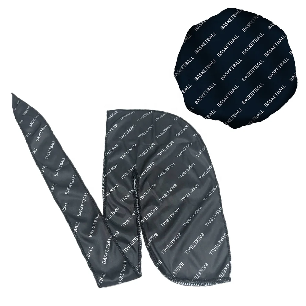 Custom Designer Bonnet Durag Rag Set Combo For Men Women Couples Baby ...