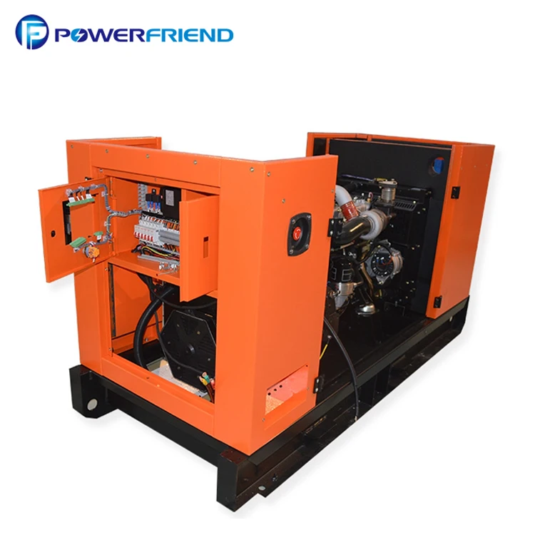 Japanese Engine 4 Cylinder Generator Set 30kw 33kw Low Noise Diesel ...