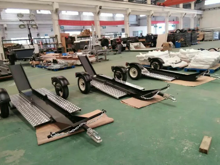 New Flatbed Utility Trailer / Motorcycle Transport Trailer For Sctoor ...