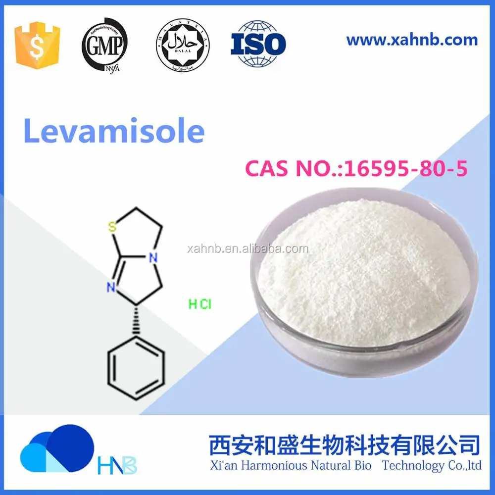 Levamisole Hcl Powder Levamisole Cas:14769-73-4 For Medicine Material ...