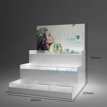 Acrylic Skin Care Display Cosmetic Counter Design - Buy Cosmetic ...
