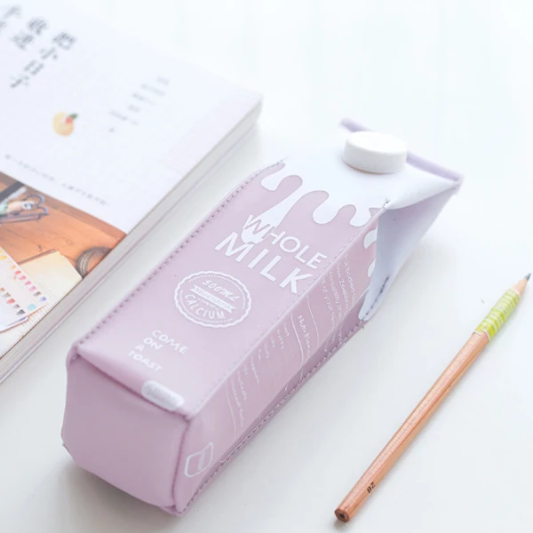 New Milk Cartons Pencil Case,Silicon Pen Bag,Waterproof Pen Box - Buy ...