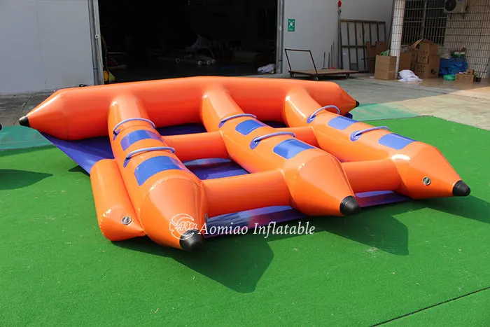 3 Tubes Flying Towables - Inflatable Flying Fish Banana Boat