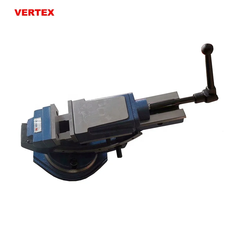 VERTEX 2-Way Angle Milling Vise - 360 Degree Rotatable