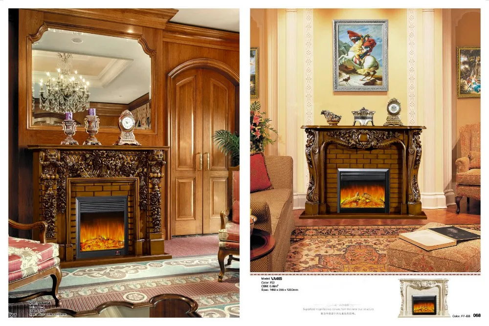 Resin Fireplace Mantel Surround - Customizable & Stylish