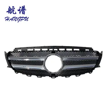 Auto Body Parts Front Radiator Chrome Grid Grill Grille For Mercedes ...