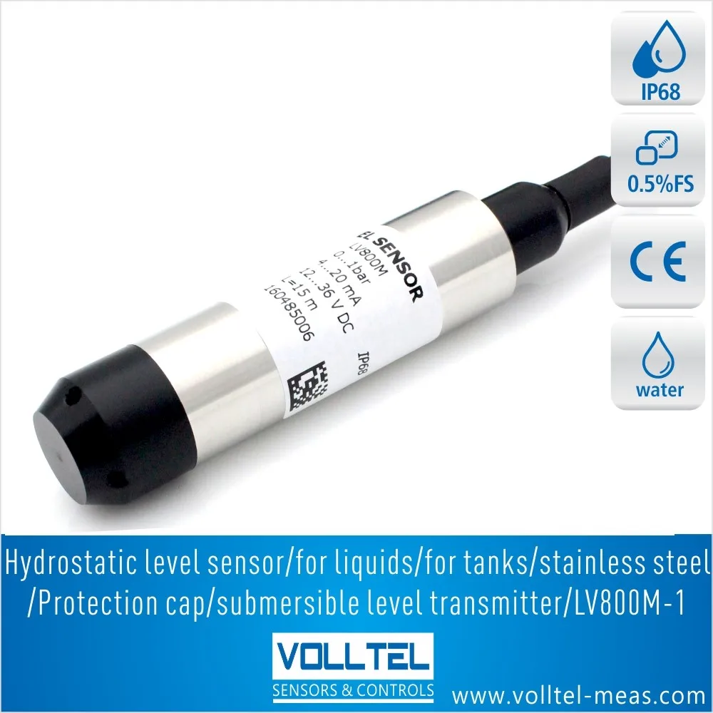 LV800-Z Submersible Liquid Water Tank Level Sensor