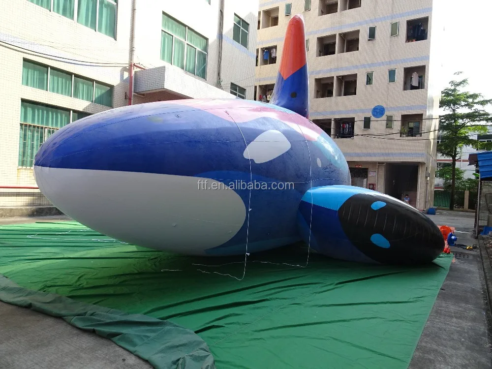 Big Inflatable Orca Whale Inflatable Helium Orca Whale Balloon For ...