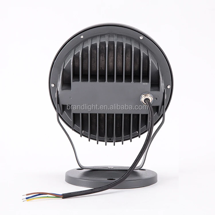 12W RGB LED Spike Light - Color Changing Garden Uplighter