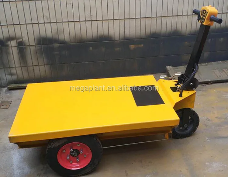 1 Ton Heavy Duty Electric Power Platform Trolley for Logistics