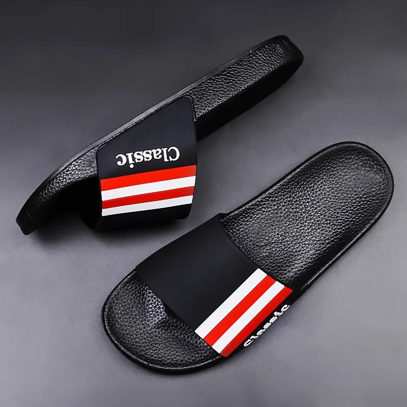 Custom White Slide Sandals with Logo - Lightweight & Durable