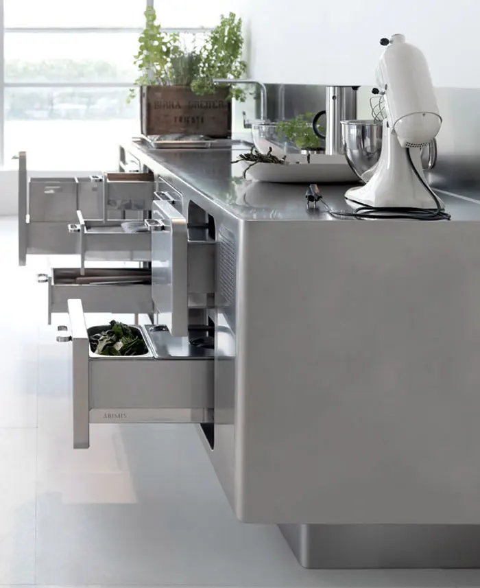 Stainless Steel Kitchen Utensils - Modular BBQ Island