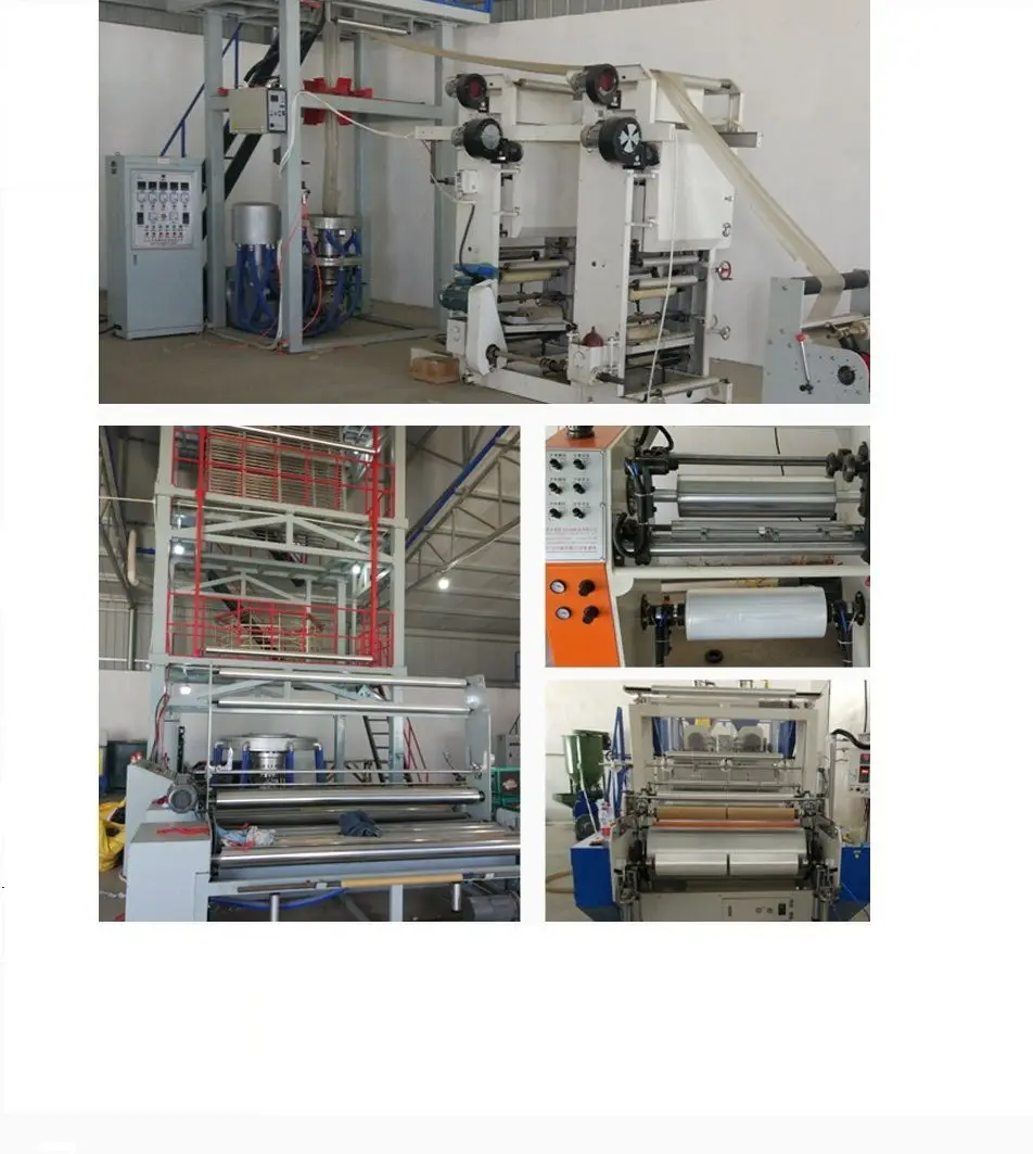 LLDPE 3 Layer Co- Extrusion Industrial Stretch Film Roll Pallet ...