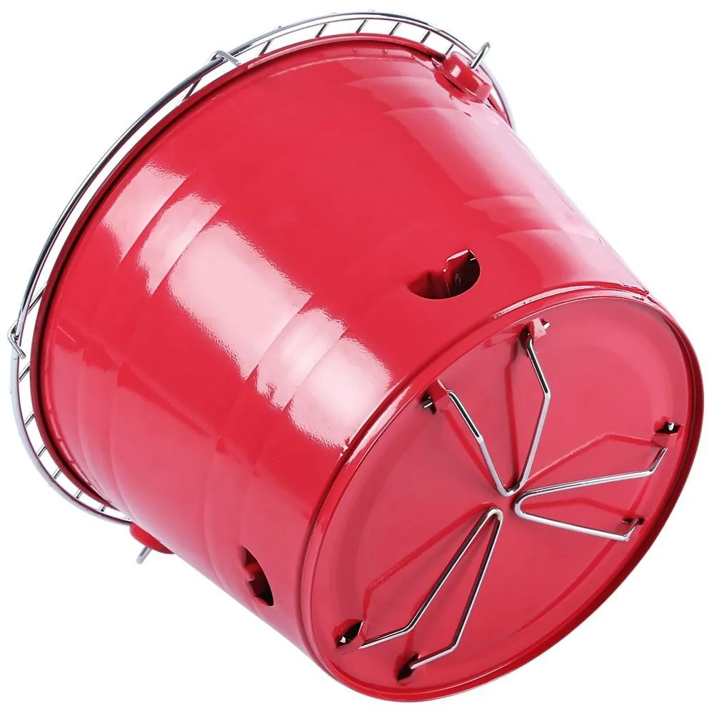 Round Kettle Barbecue Grill Small Portable Charcoal Barbecue Grill ...