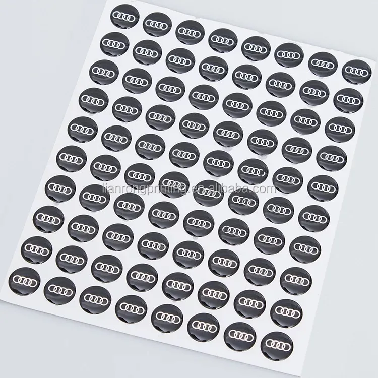 Resin Epoxy Dome Sticker For Car Custom Brand Name Logo Pu Opp Bag ...