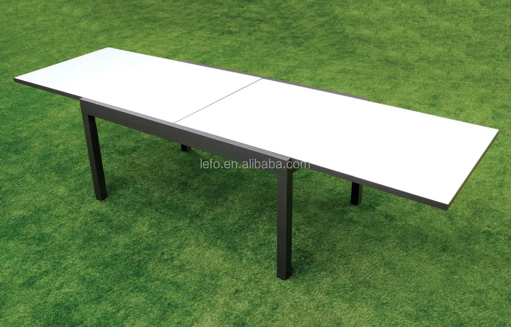 Outdoor Aluminum Extendable Dining Table - Buy Extendable Table ...