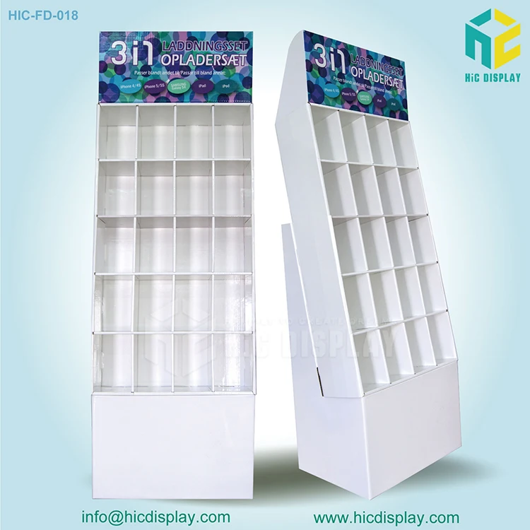 Wholesale Bookstore Books Corrugated Display Custom Multi-tier Modern ...