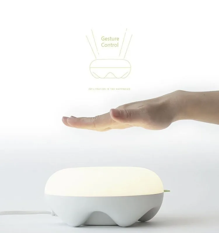 Gesture Controlled Desk Lamp With Dual Usb Charger,Sensor Motion ...