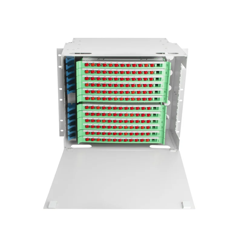 Odf 144 Core Ftth Rack Mount Full Load 144 Port Fiber Optic Terminal ...