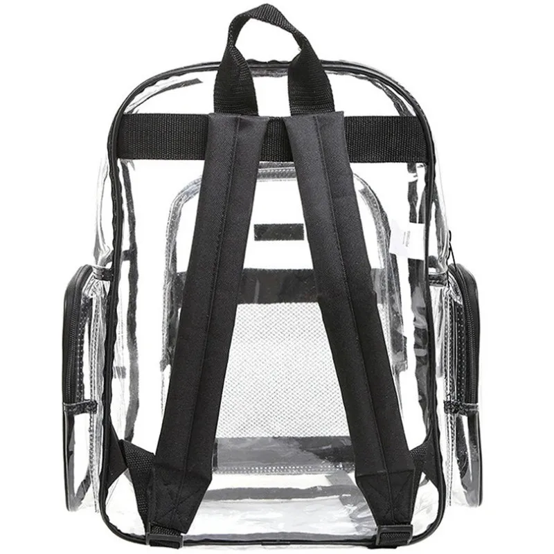Custom clear Transparent Waterproof Pvc School Bag Backpack custom ...