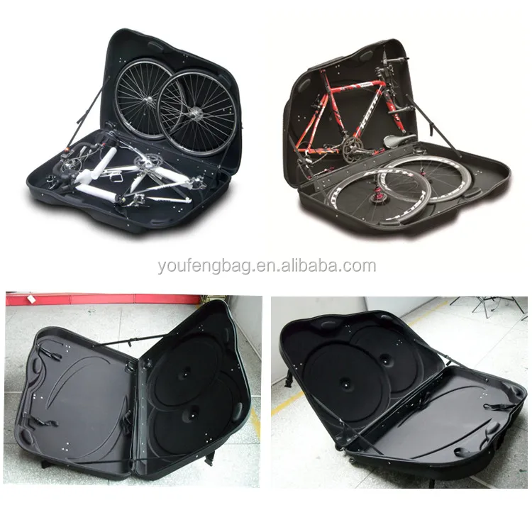 Hard Shell Light Weight Eva Bike Travel Case With Wheels For Folding ...