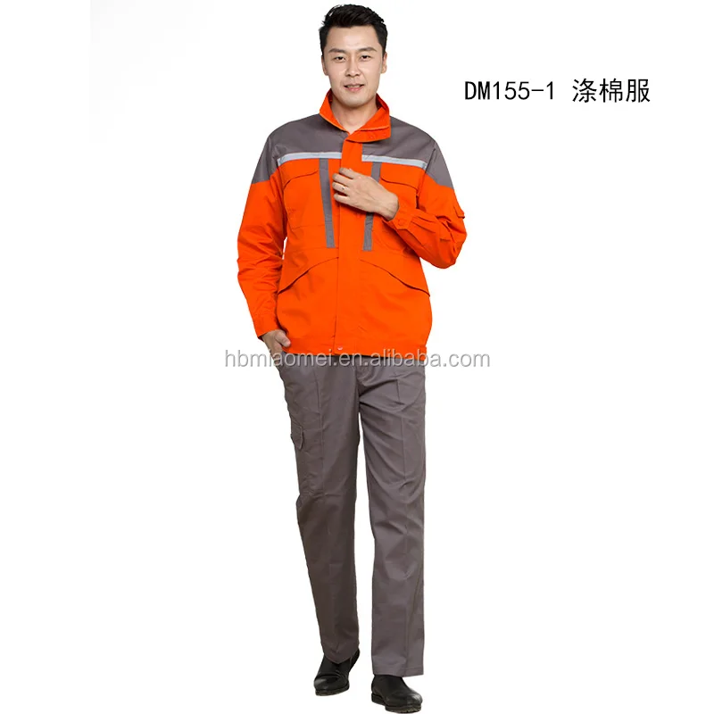 Factory Wholesale Cotton And Polyester 2 Pcs Set Workers Overall ...