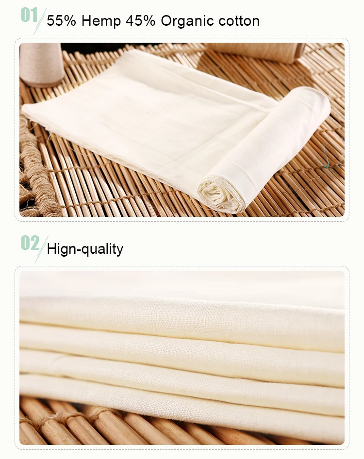 Supply China Made Hemp/poly/organic Cotton Fabric Tw06008a For Garments ...