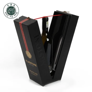 Custom Liquor Bottle Cardboard Packing Gift Boxes Spot Uv Luxury Paper ...