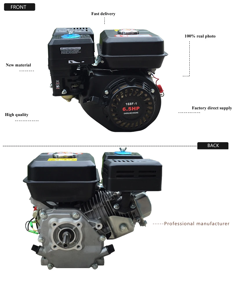 gasoline engine gx200 6.5hp, 168f-1 ohv small gasoline engine, chinese irrigation mitsubishi ...