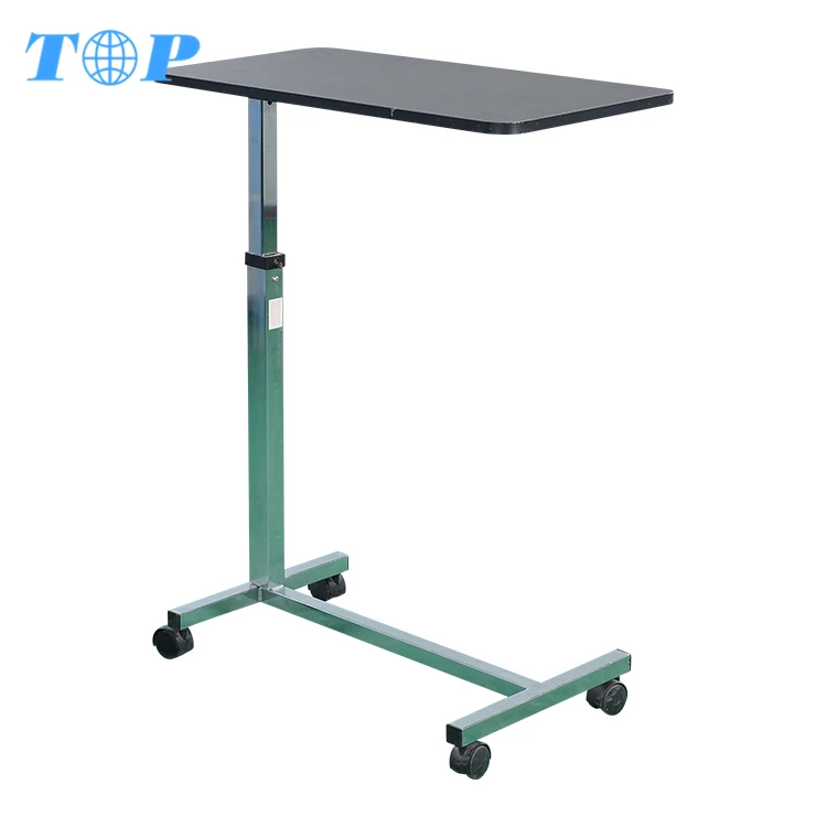 Top-m6004 Rolling Hospital Style Bedside Tray Table Overbed Tables For ...