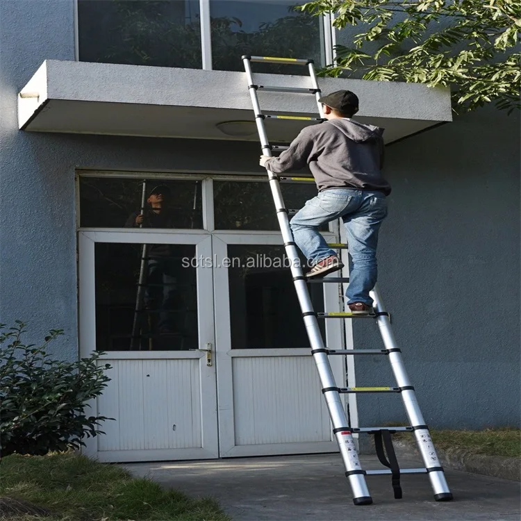 German Standard Multi-Purpose Aluminum Telescopic Ladder