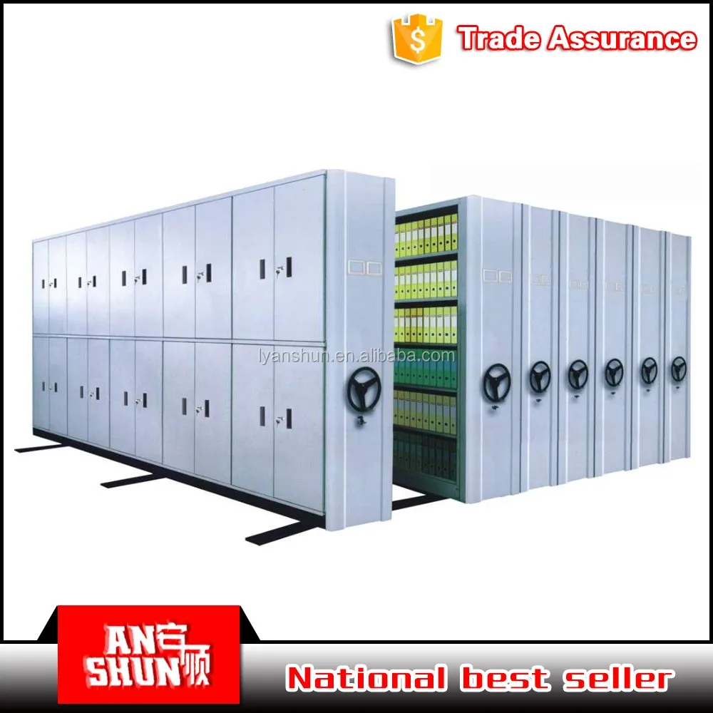 Fas-070 Durable Space Saving Library Mobile Filing System Compactor For ...