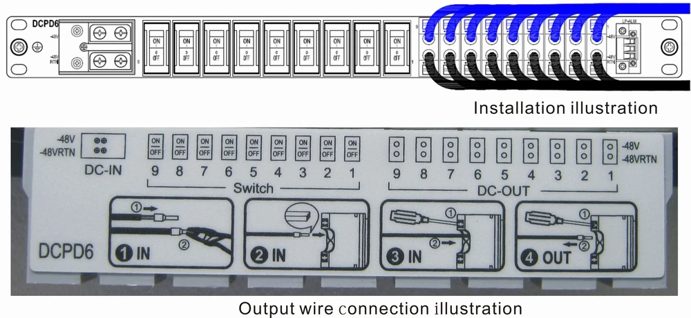DCPD6 48V 100A pdu机架配电单元| Alibaba.com