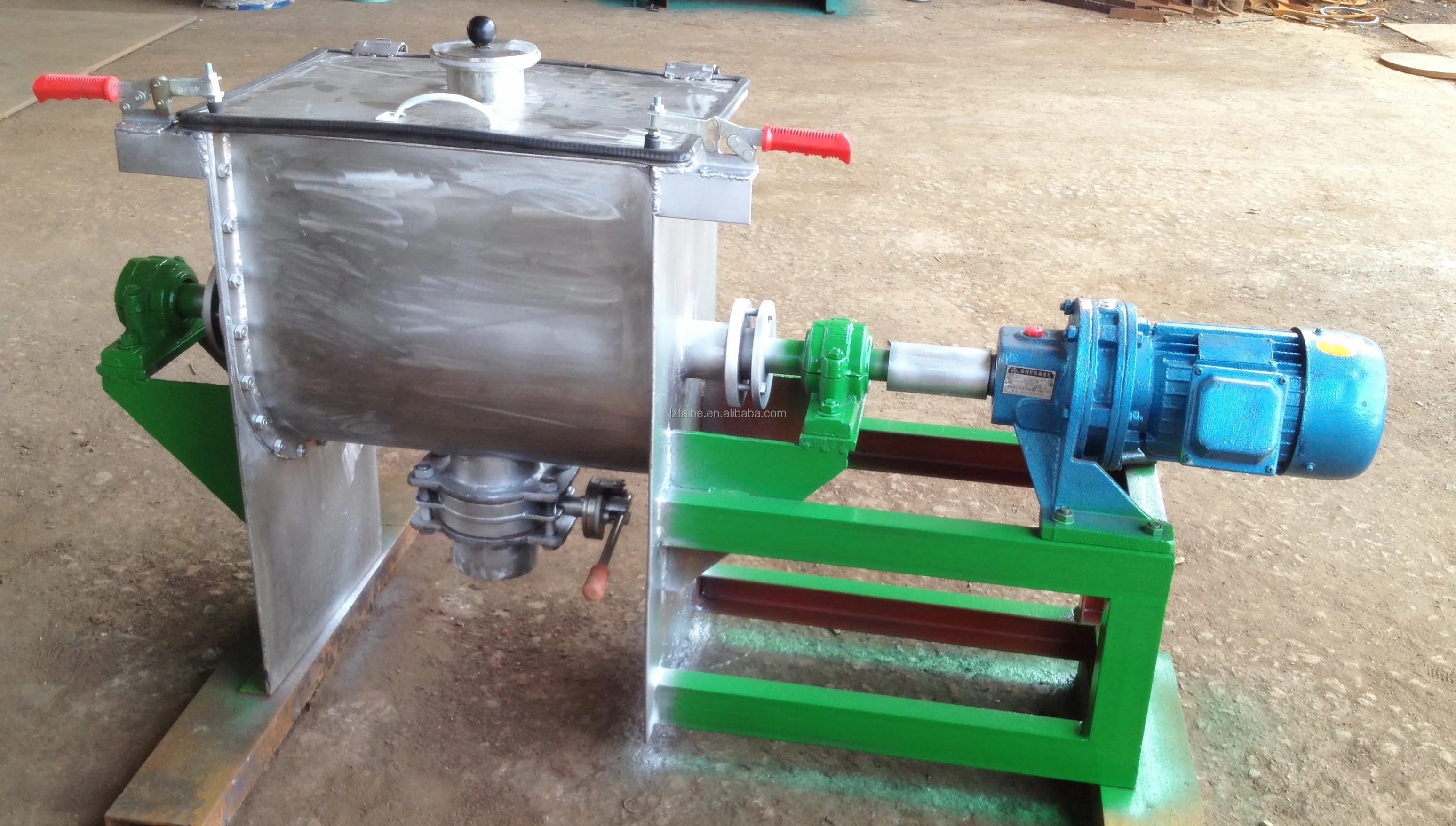 Horizontal Mixer Machine - Double Helical Ribbon Powder Mixer