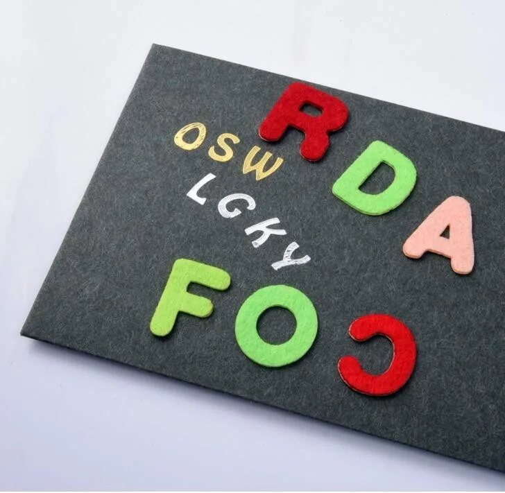 1 Inch Adhesive Felt Letters Felt Alphabet Letters Stickers For Diy ...