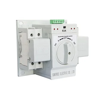 Single Phase Ats Automatic Transfer Switch Manual Changeover Switch 63a ...