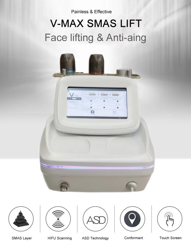 No Consumables V Max Hifu Machine Body And Face Lifting Vmax Hifu Anti ...