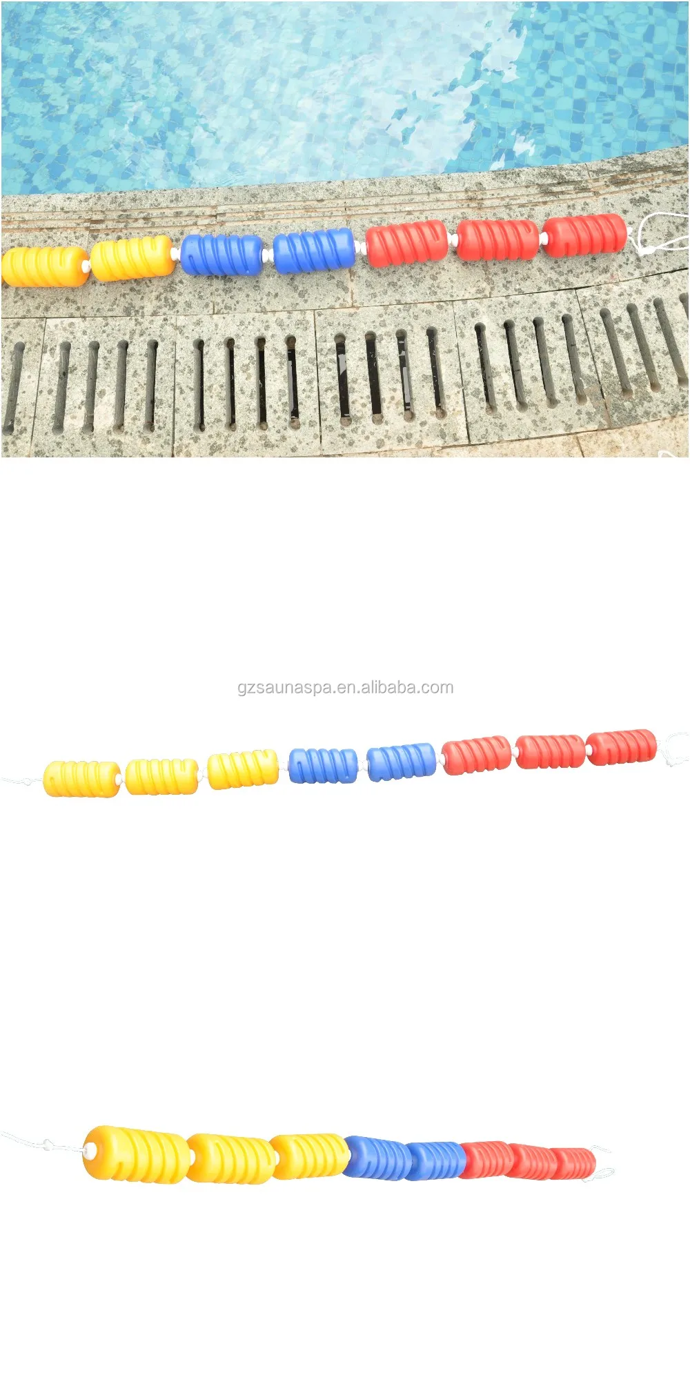 Various Color Swimming Pool Floating Line,Swim Pool Shape Lane Rope ...
