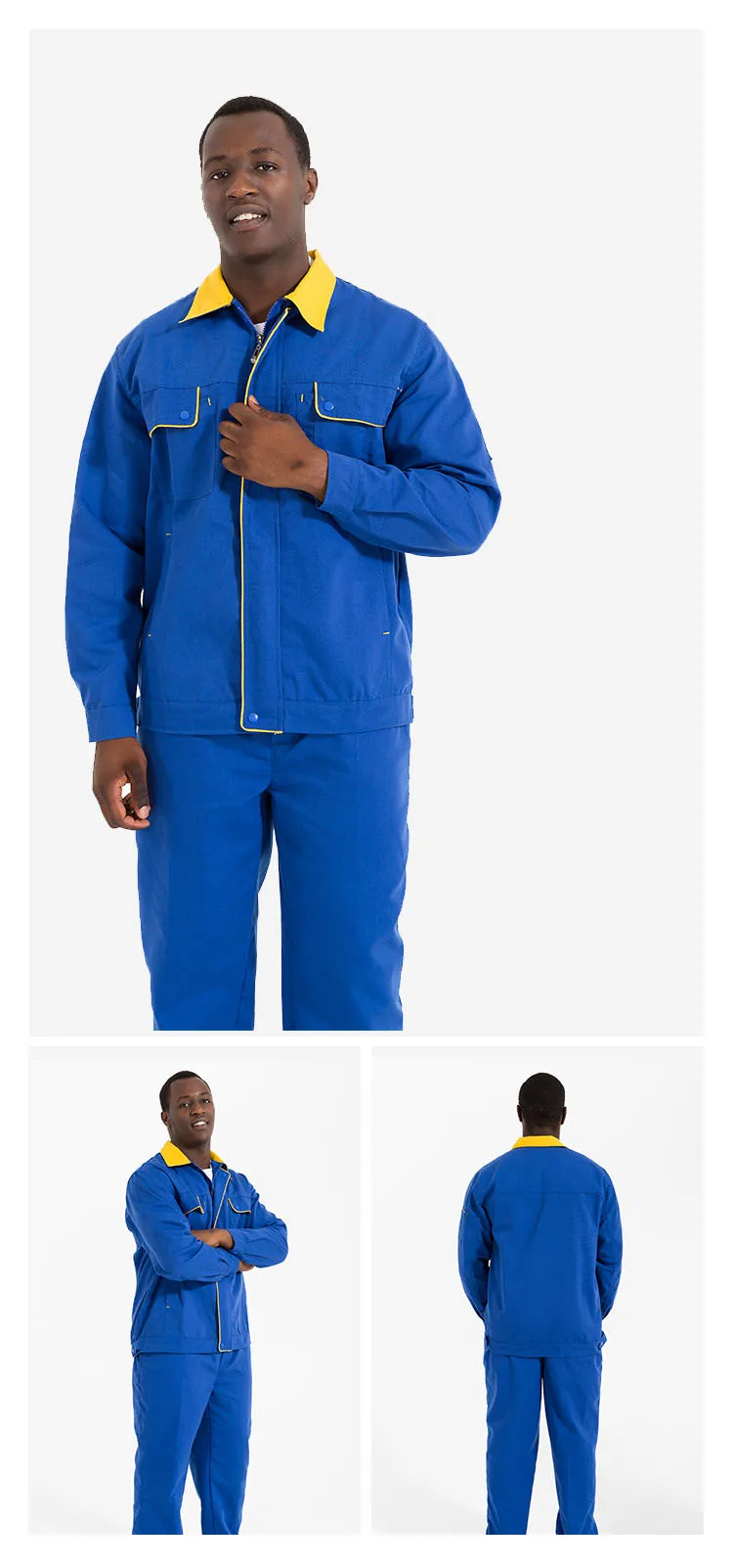 1 Set Factory Long-sleeve Work Wear Set Male Clothing Work Clothes ...