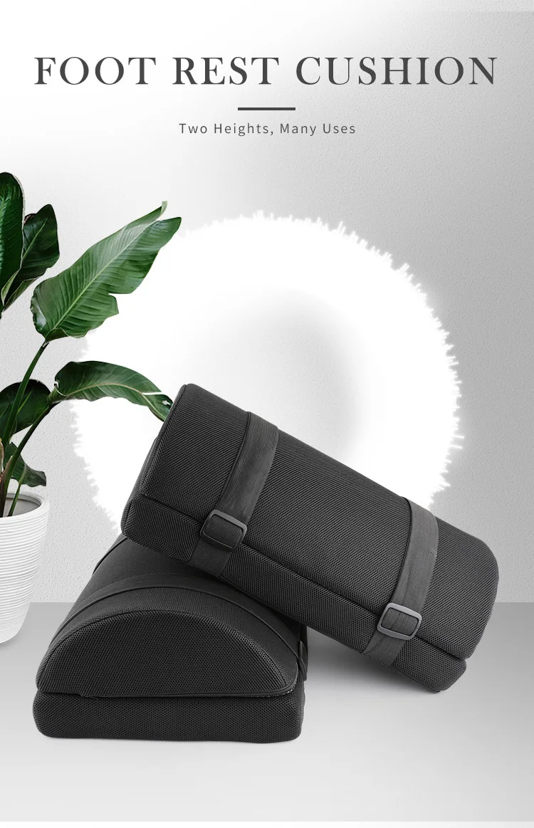 Eleva Wedge Foam Feet Rest Pillow - under Desk Elevation