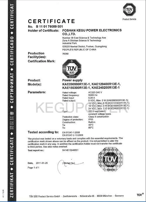 5W 24V Constant Voltage LED Driver With TUV CE| Alibaba.com